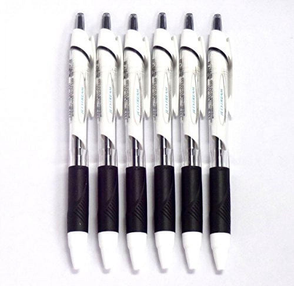 Uni Jetstream Standard Ballpoint .. Pen, 0.5 mm, Black .. Ink, White ...