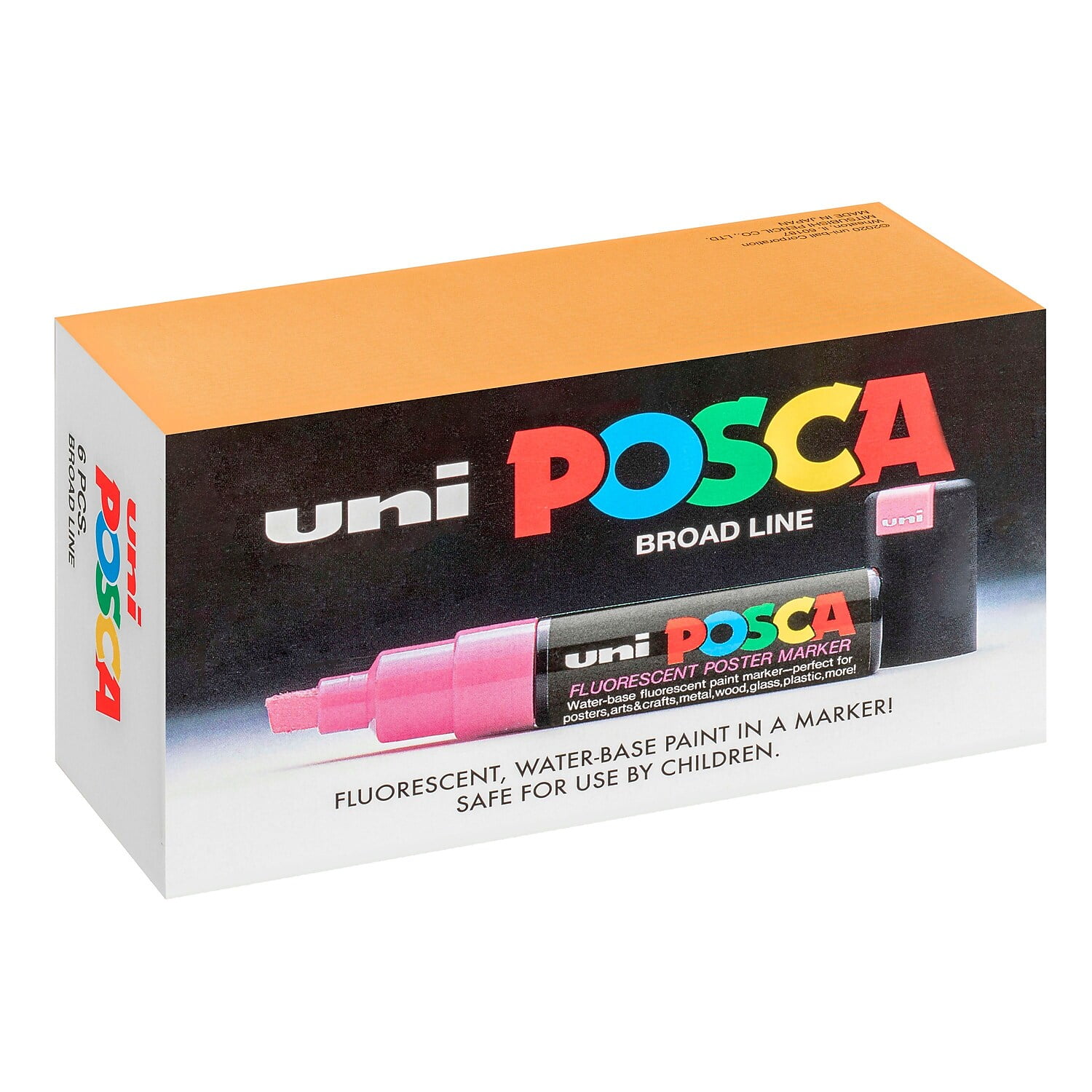 Uni-Paint Posca Paint Marker Pen-Fluorescent Pink - Walmart.com