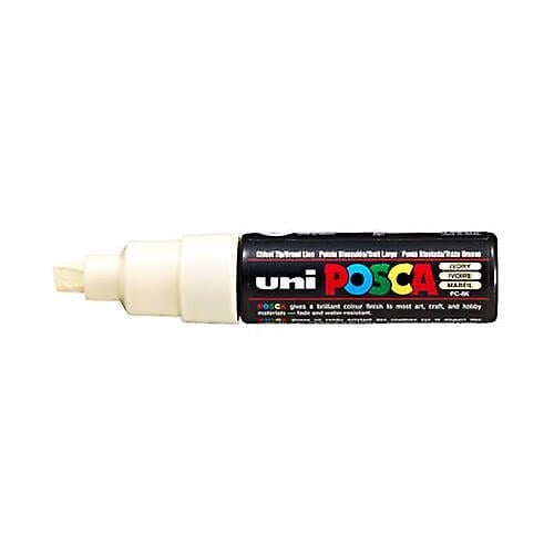 Uni Posca Acrylic Markers PC-8K Paint Glass Pen Broad Chisel Tip 8mm ...
