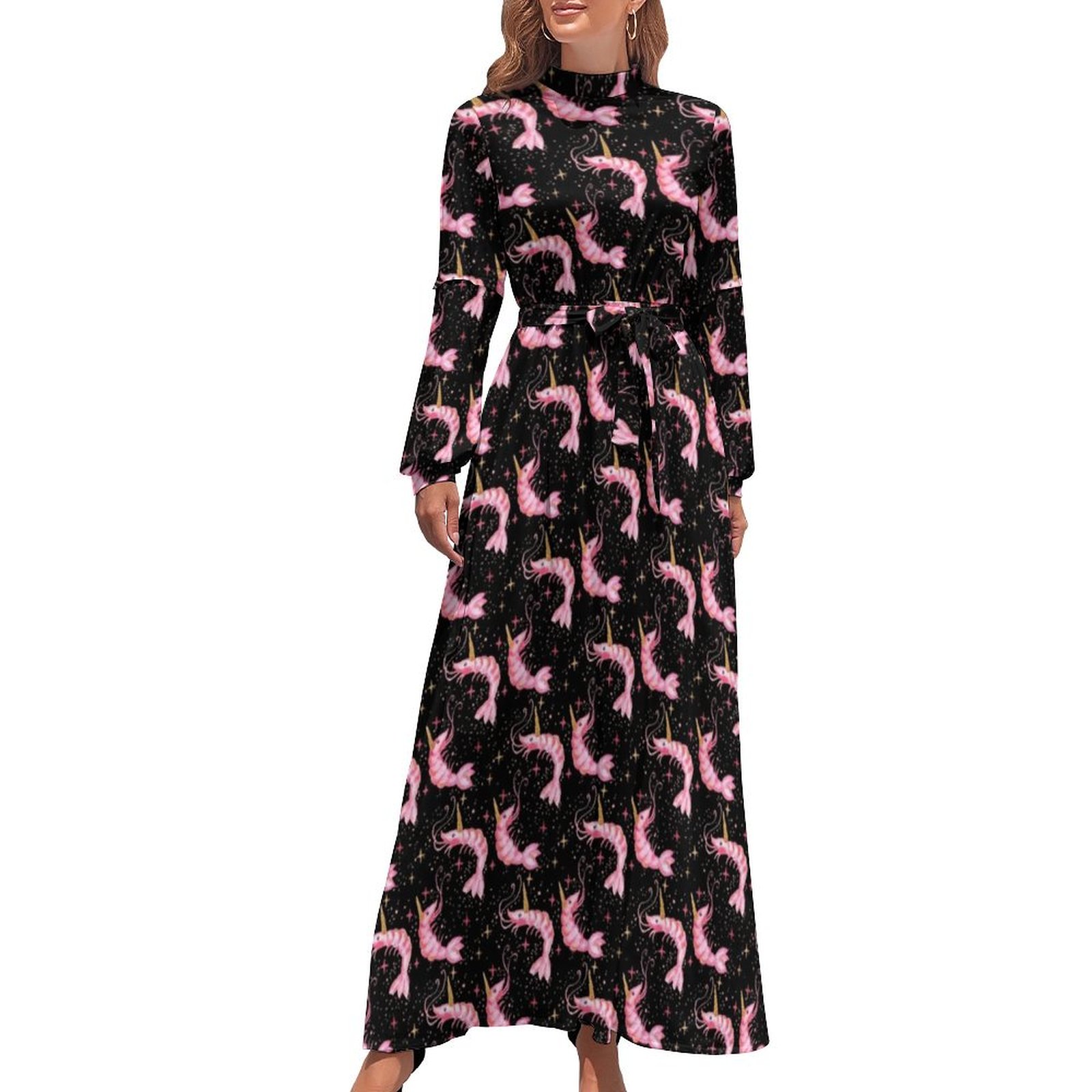 Uni-Prawn In Space Black Long Dress Dress for girls Bride dresses dress ...