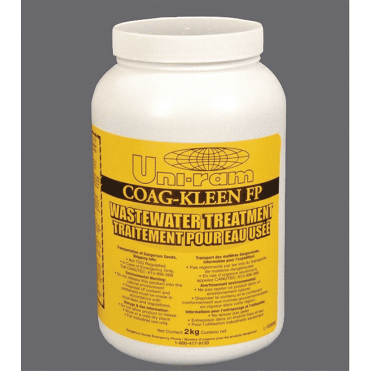 UNI-RAM 102-8300 Spray Gun Cleaning Solvent, 2 kg Can, Tan to Gray ...
