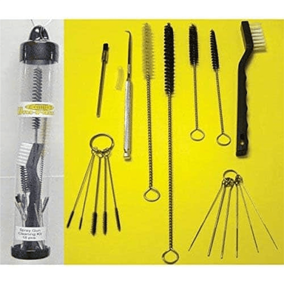 UNI-RAM KIT-GCTOOLS 18-Piece Spray Gun Cleaning Kit - Walmart.com