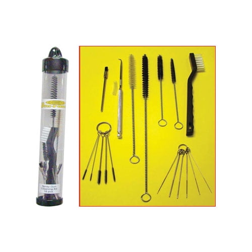Uni-ram KIT-GCTOOLS Spray Gun Cleaning Tool Kit, 18 Pieces - Walmart.com