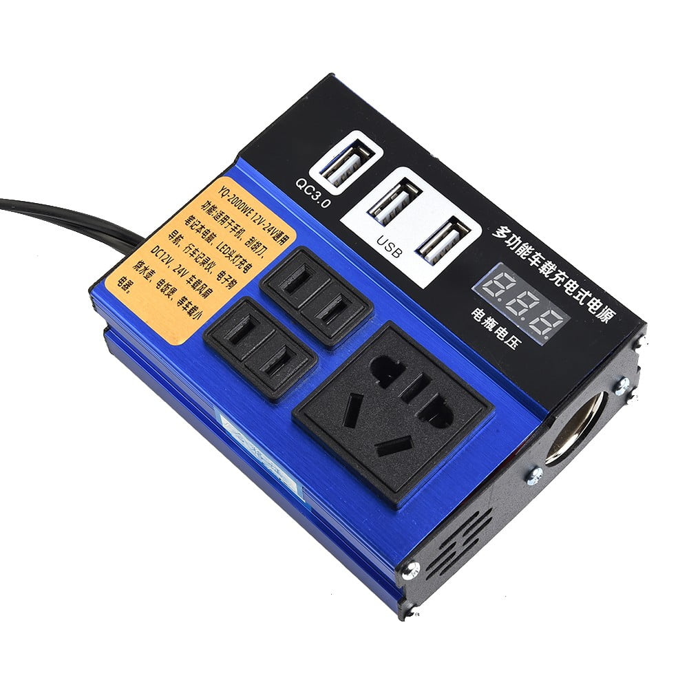 Uni Versal \Car \Power \Inverter DC12V/24V To DC110V/220V Car Inverter ...