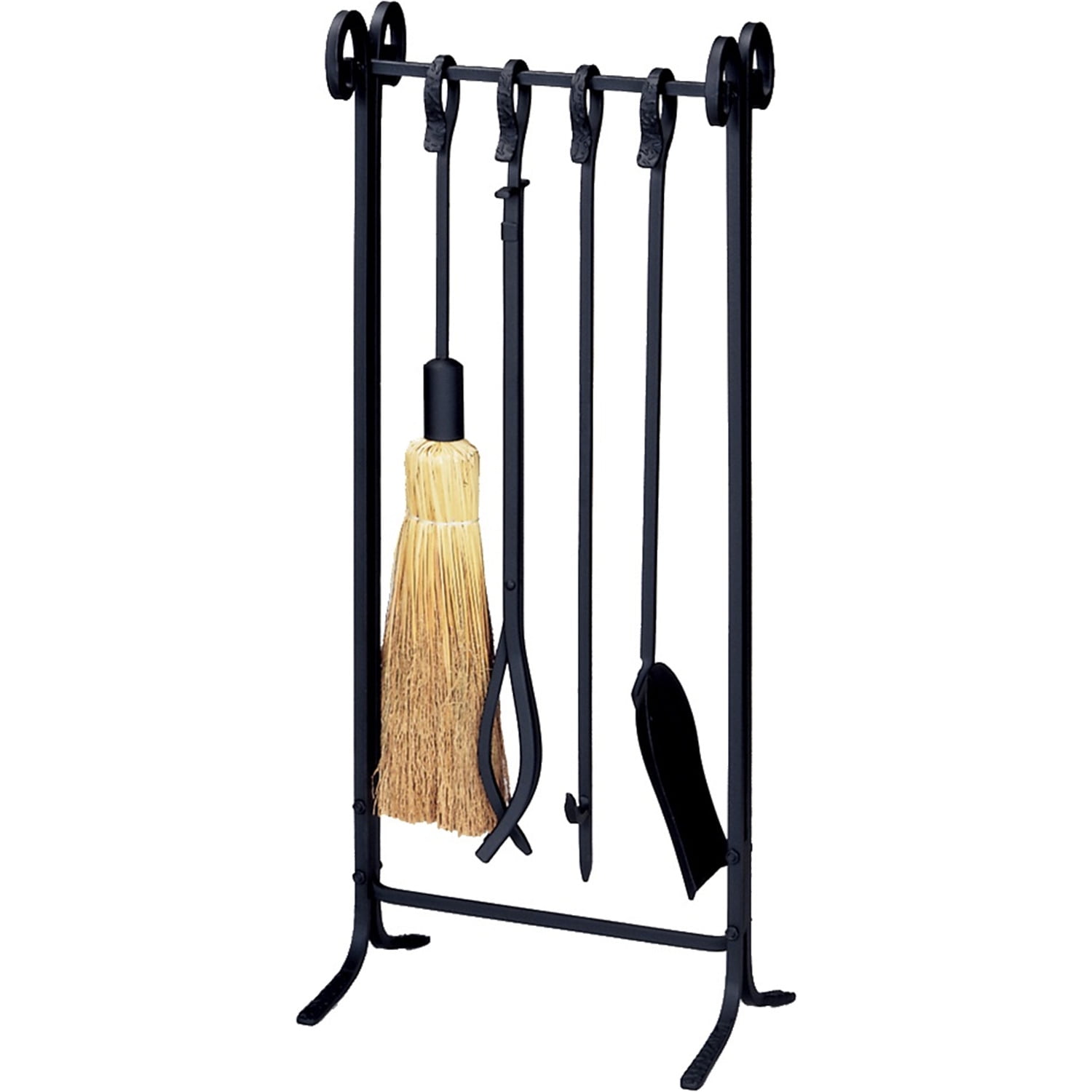 Uniflame 5 Piece Black Heavy Weight Inline Fireset - Walmart.com