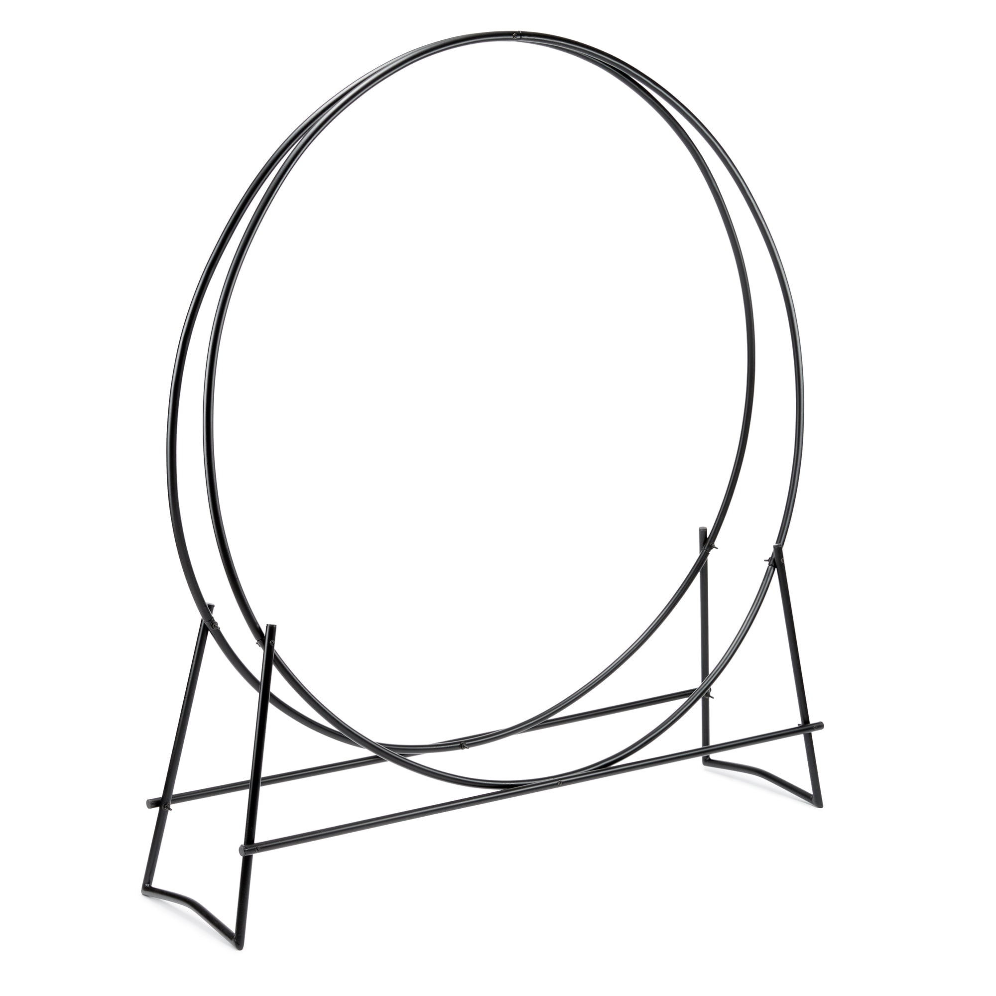 UniFlame Black Finish 48 in. Diameter Tubular Log Hoop - Walmart.com
