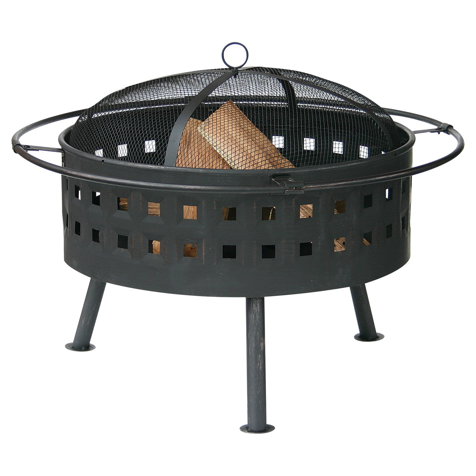 UniFlame Deep Pit Fire Pit , Aged Bronze - Walmart.com