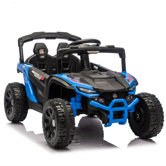 UniFun 24V Kids UTV Ride On Car, Battery Powered Electric Vehicle with ...