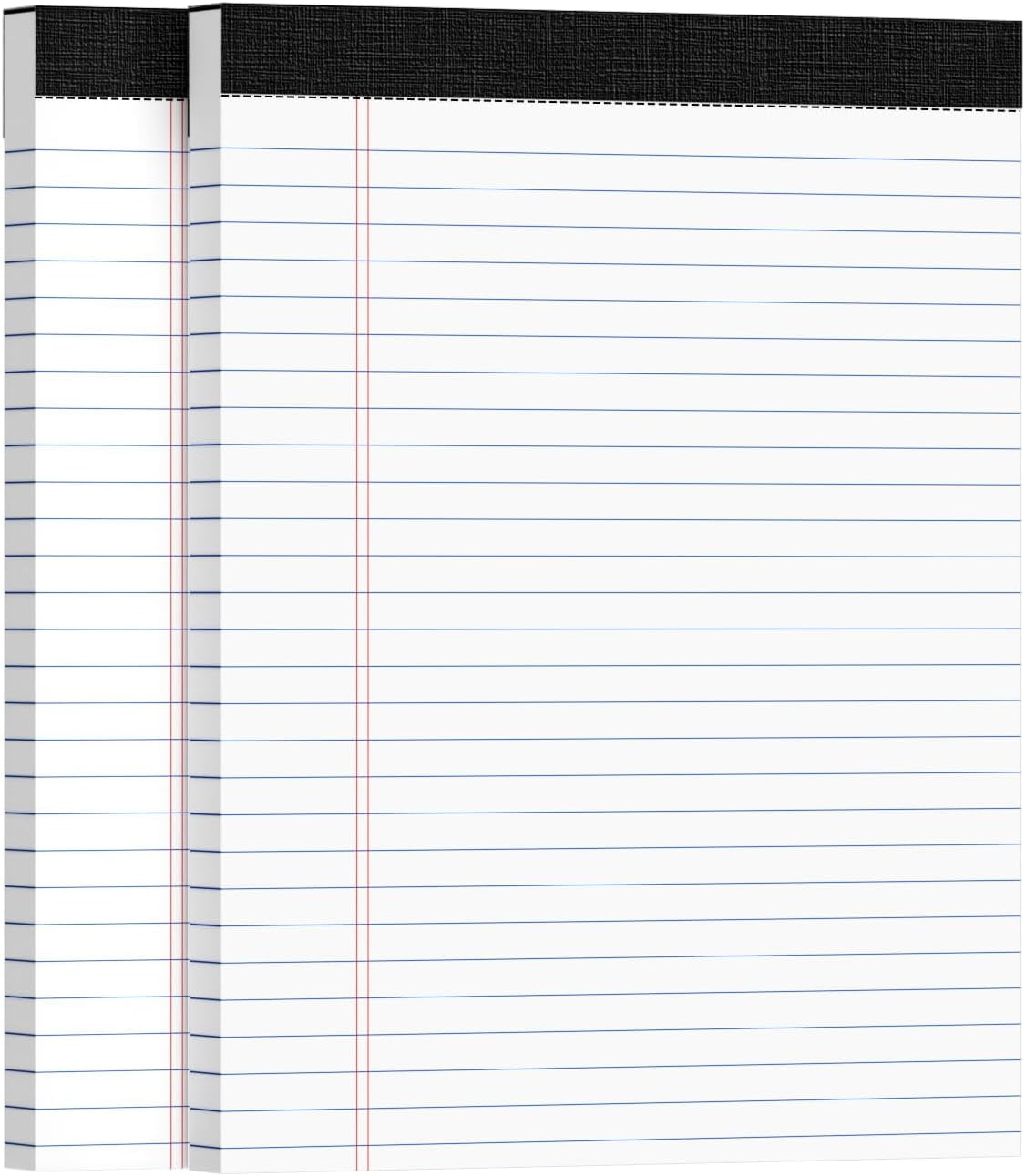 UniVerse 2pcs Legal Pads 8.5x11,Notepads 8.5x11 Inch, White Note Pads ...
