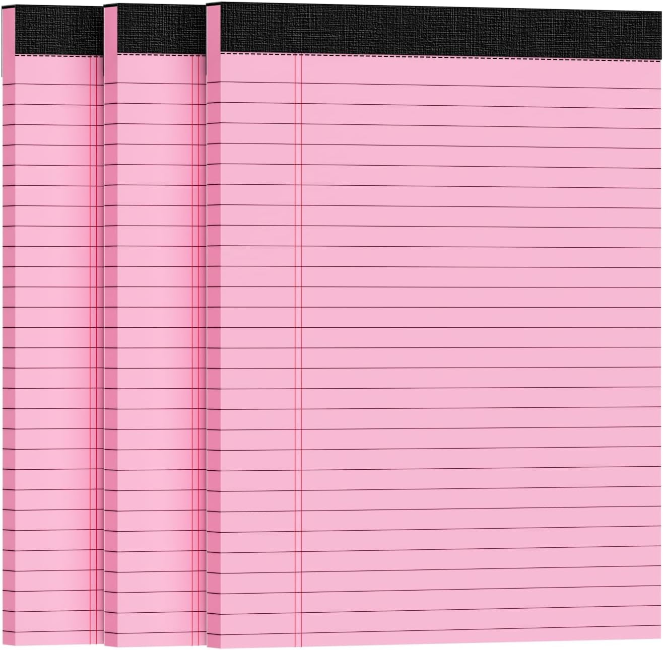 UniVerse 3pcs Legal Pads 8. x11,Notepads 8.5x11 Inch, Pink Note Pads ...