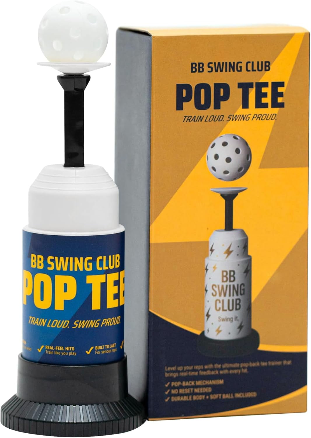 UniVerse BB Swing Club Pop Tee – Baseball Batting Popper Trainer for ...
