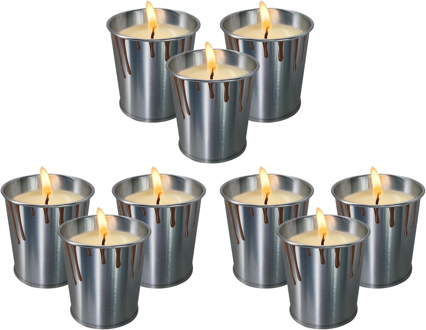UniVerse Outdoor Candles, Citronella Candles Outdoor, 9 Pack, Bulk ...