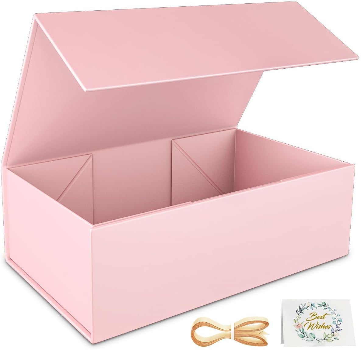 UniVerse Pink Gift Box, 9.5x6x3'' Gift box for Presents with Lids ...