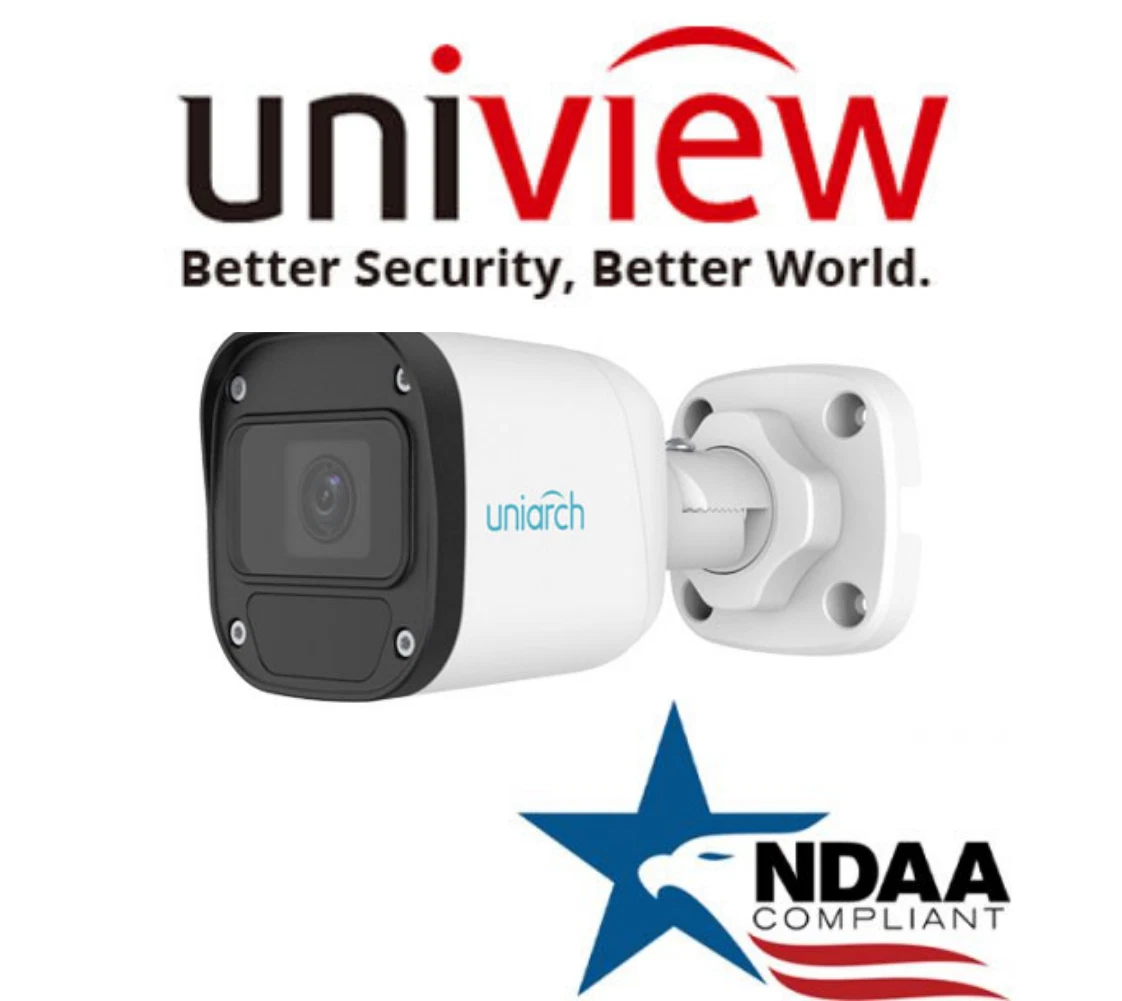Uniarch from Uniview 4MP IP Bullet Security Camera – Built-in Mic ...