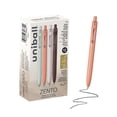 uniball™ Zento Retractable Liquid Gel Pens, 0.7mm Medium Point, Black ...
