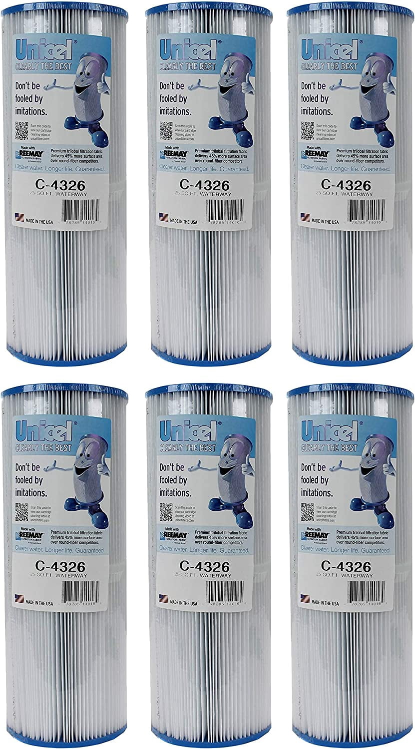 Unicel C-4326 25 Square Foot Media Replacement Pool Hot Tub Spa Filter ...