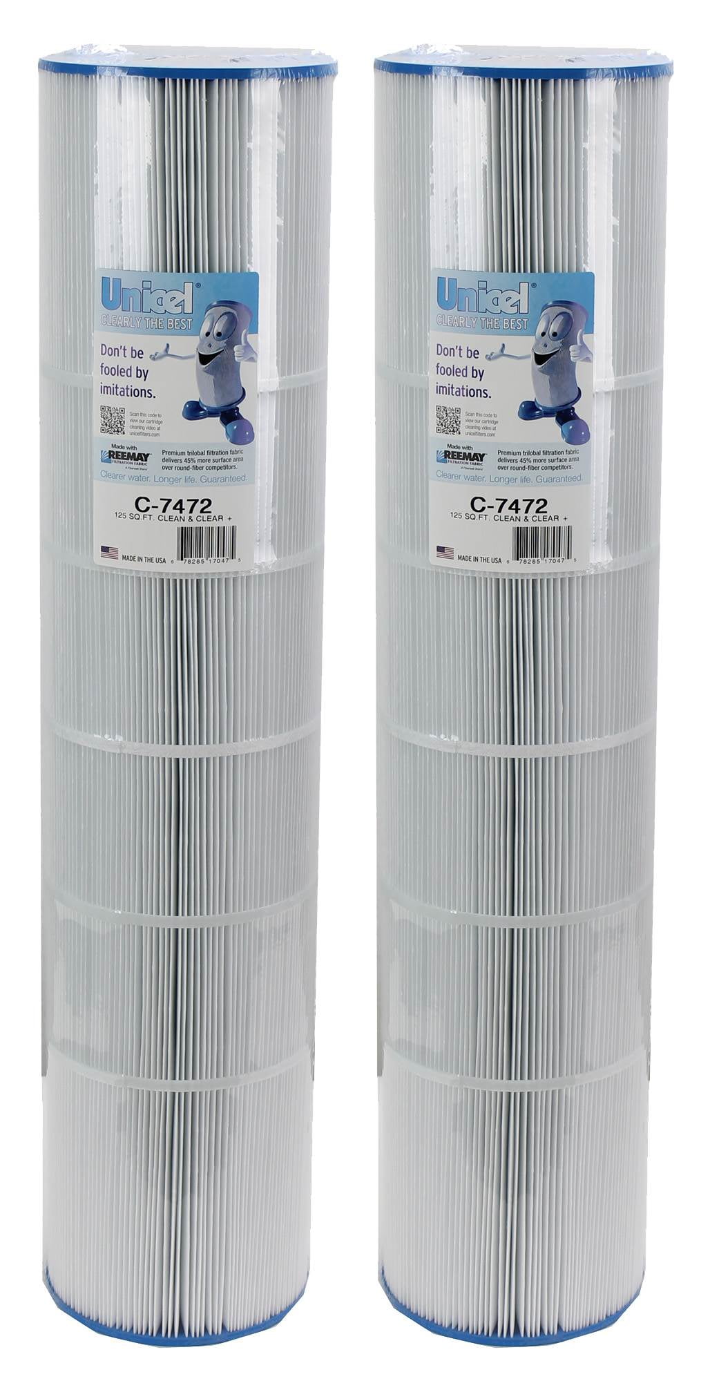 Unicel C-7472 Replacement 125 SqFt Pool Filter Cartridge (2 Pack ...