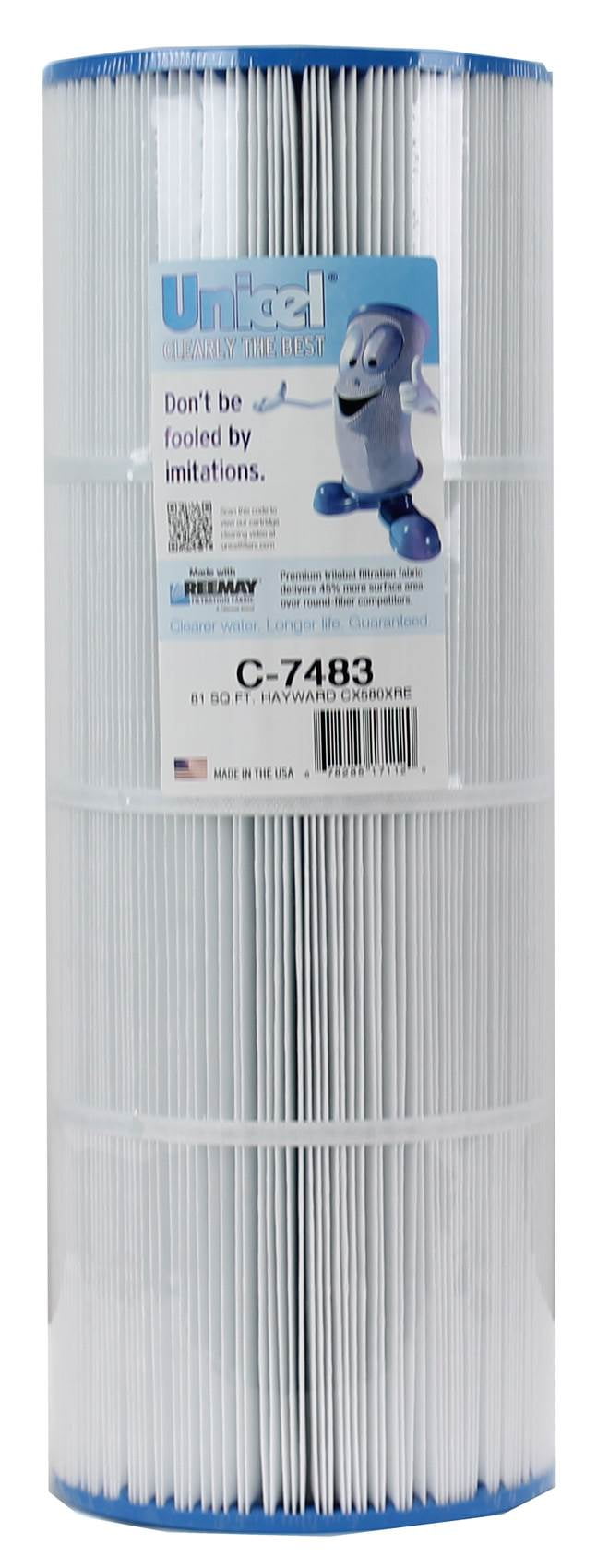 Unicel C-7483 Replacement 81 SqFt Swimming Pool Filter Cartridge,176 ...