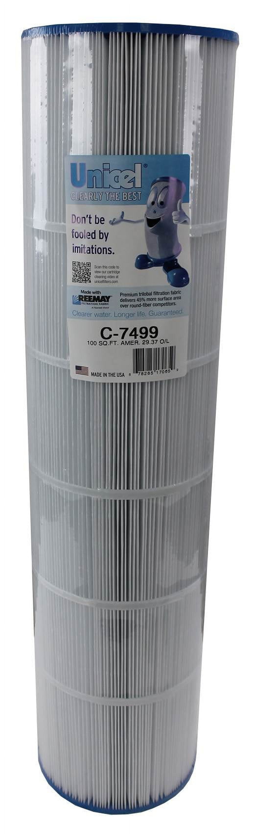 Unicel C-7499 Replacement 100 SqFt Pool Filter Cartridge, 142 Pleats ...