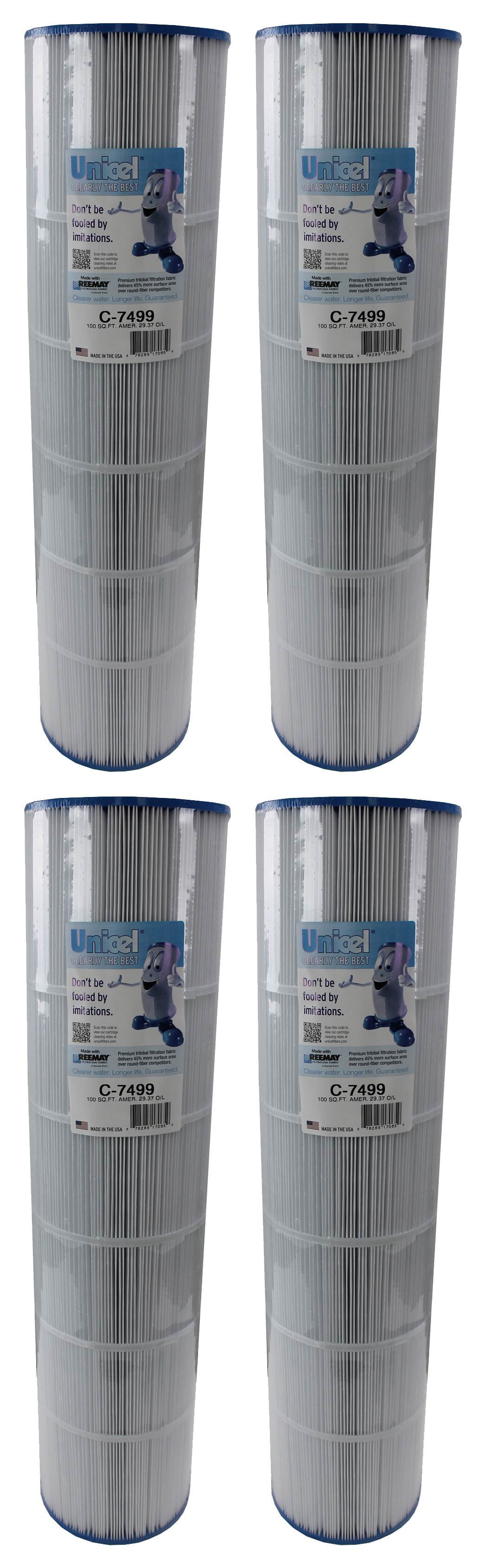 Unicel C-7499 Replacement 100 SqFt Pool Filter Cartridge (4 Pack ...