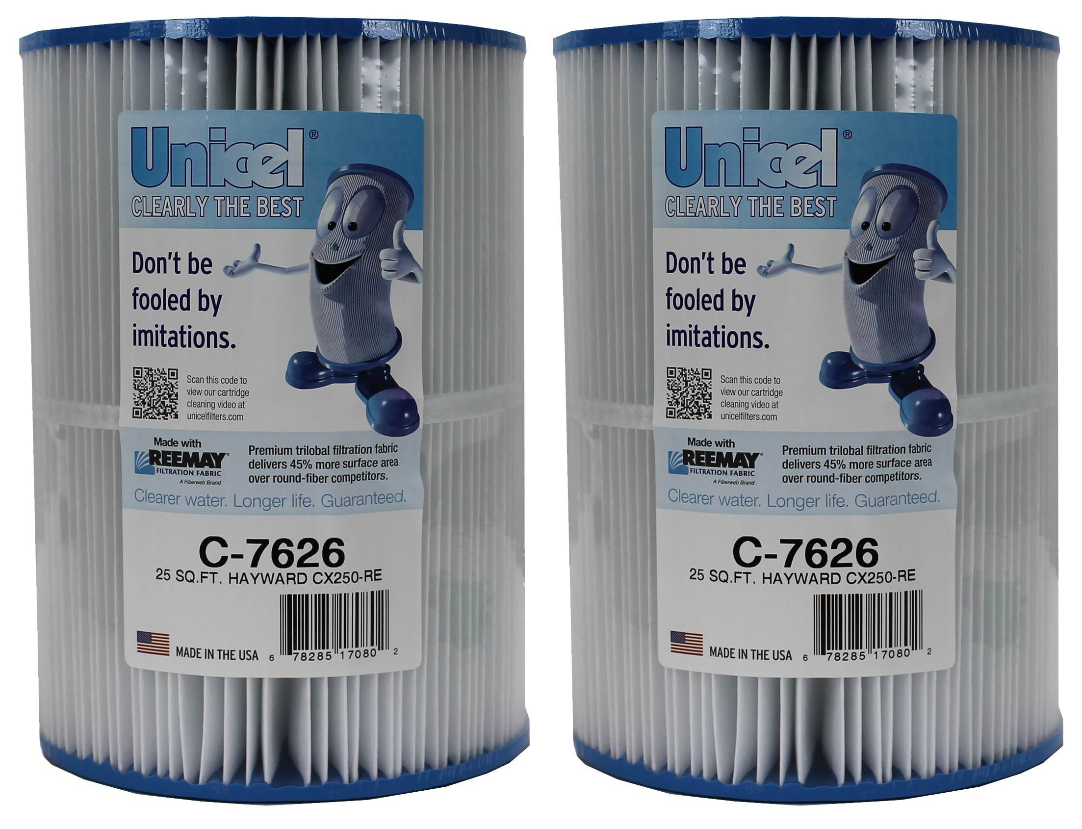 Unicel C-7626 Pool Replacement Cartridge Filtert Hayward CX250RE (2 ...