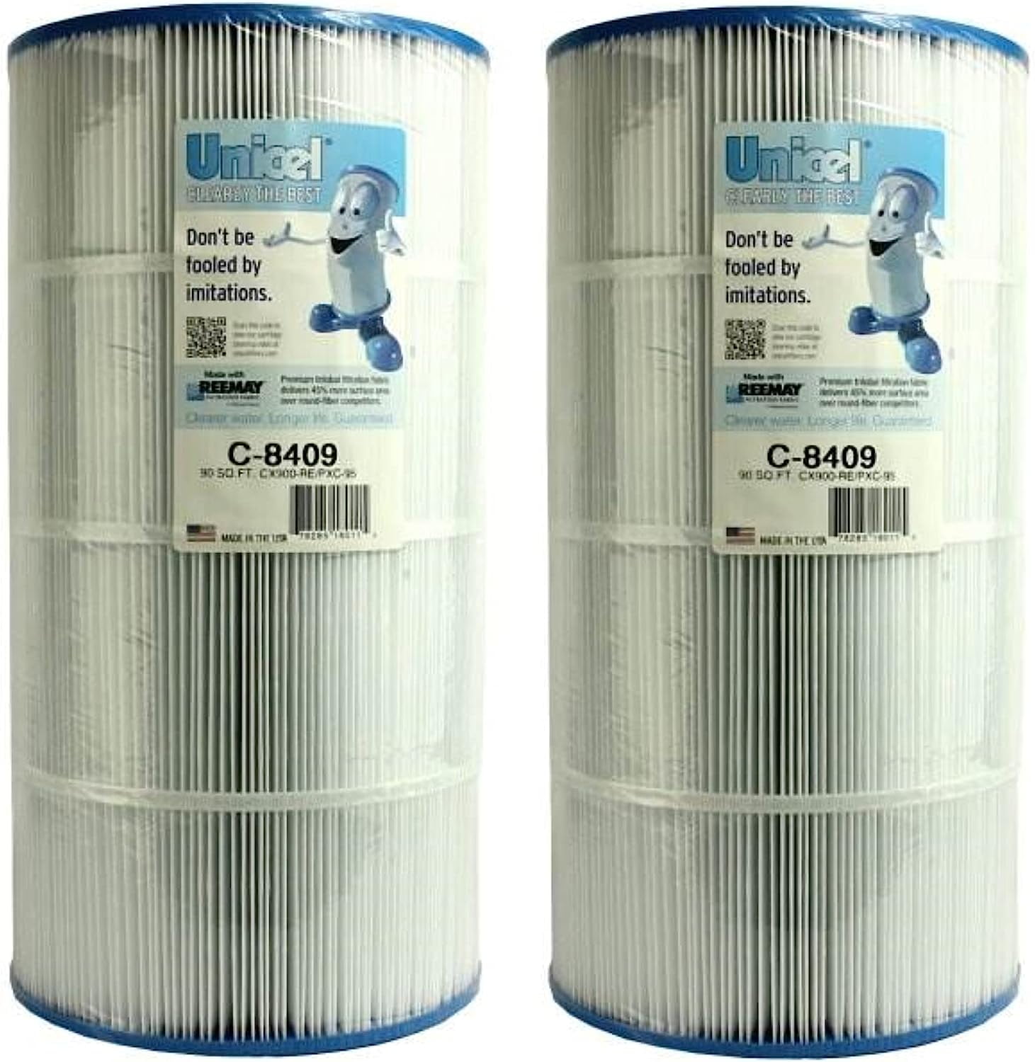 Unicel C-8409 90 Square Foot Media Replacement Pool Filter Cartridge w ...