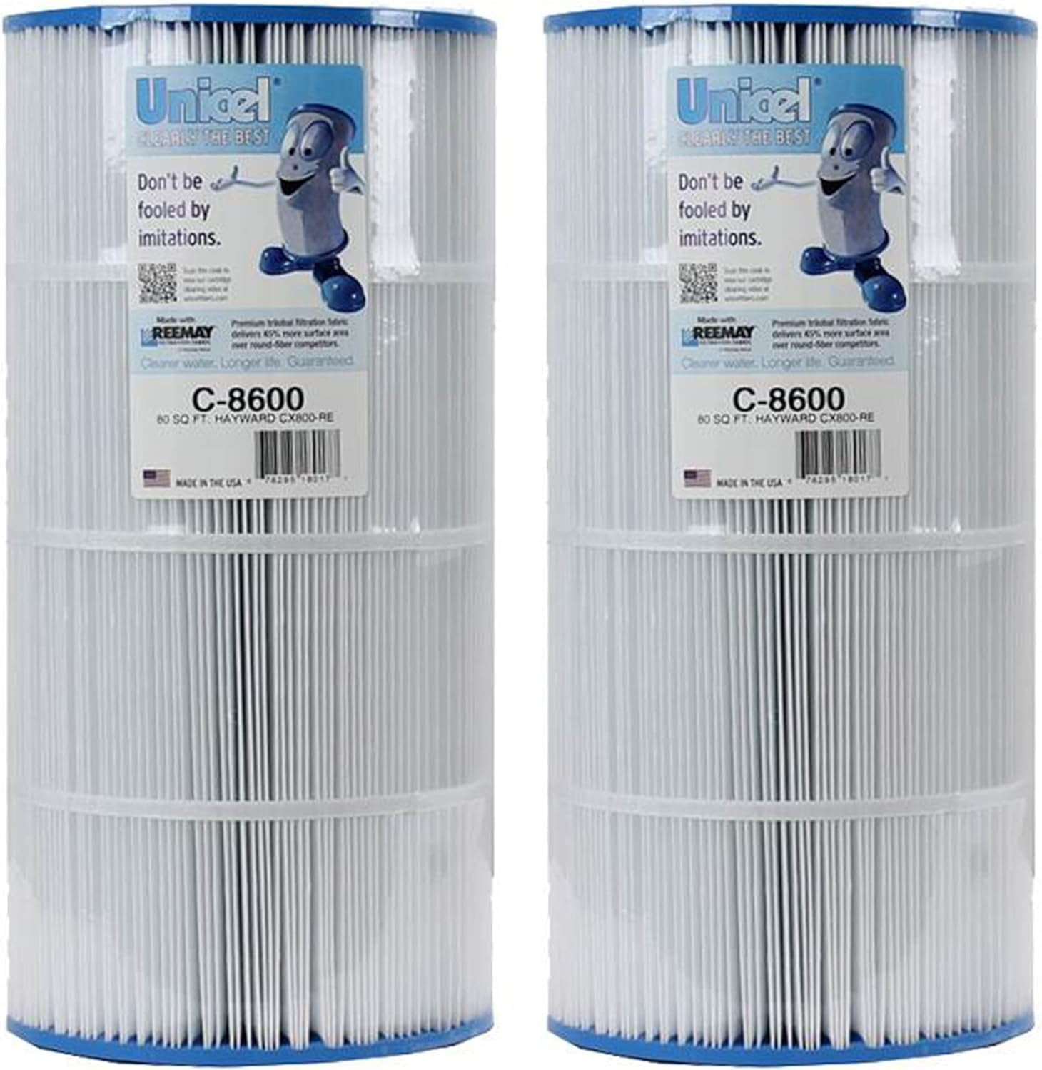 Unicel C-8600 75 Square Foot Media Replacement Pool Hot Tub Spa Filter ...