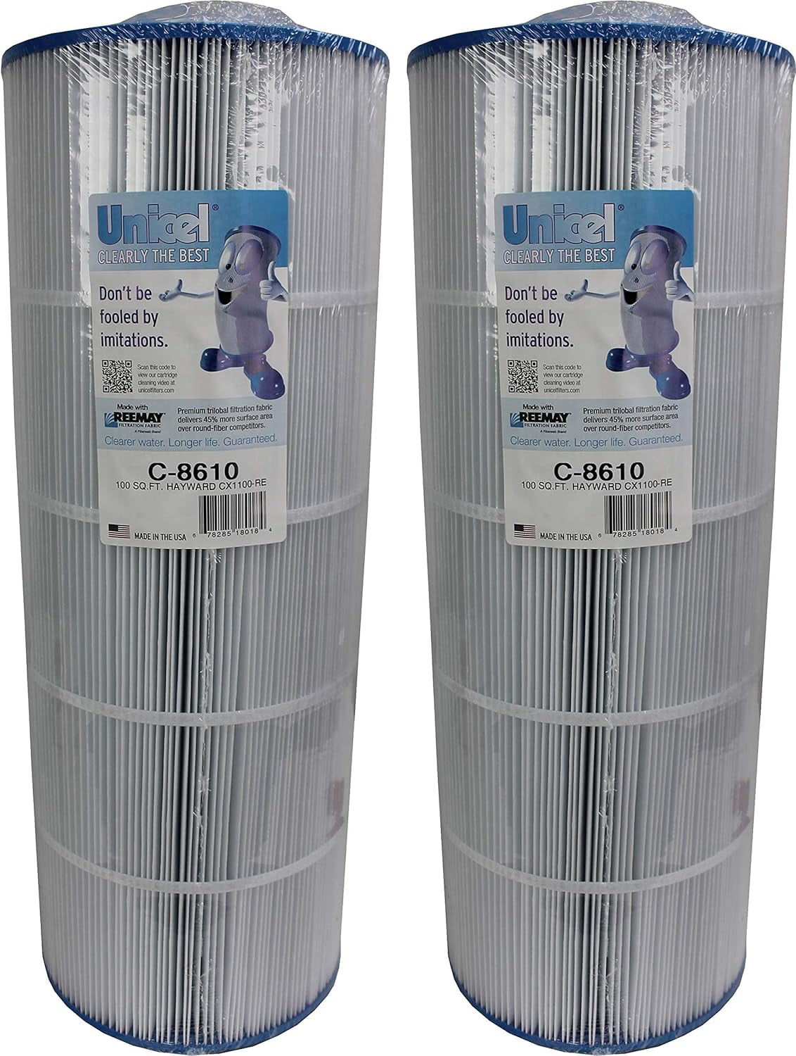Unicel C-8610 100 Square Foot Media Replacement Pool Hot Tub Spa Filter ...