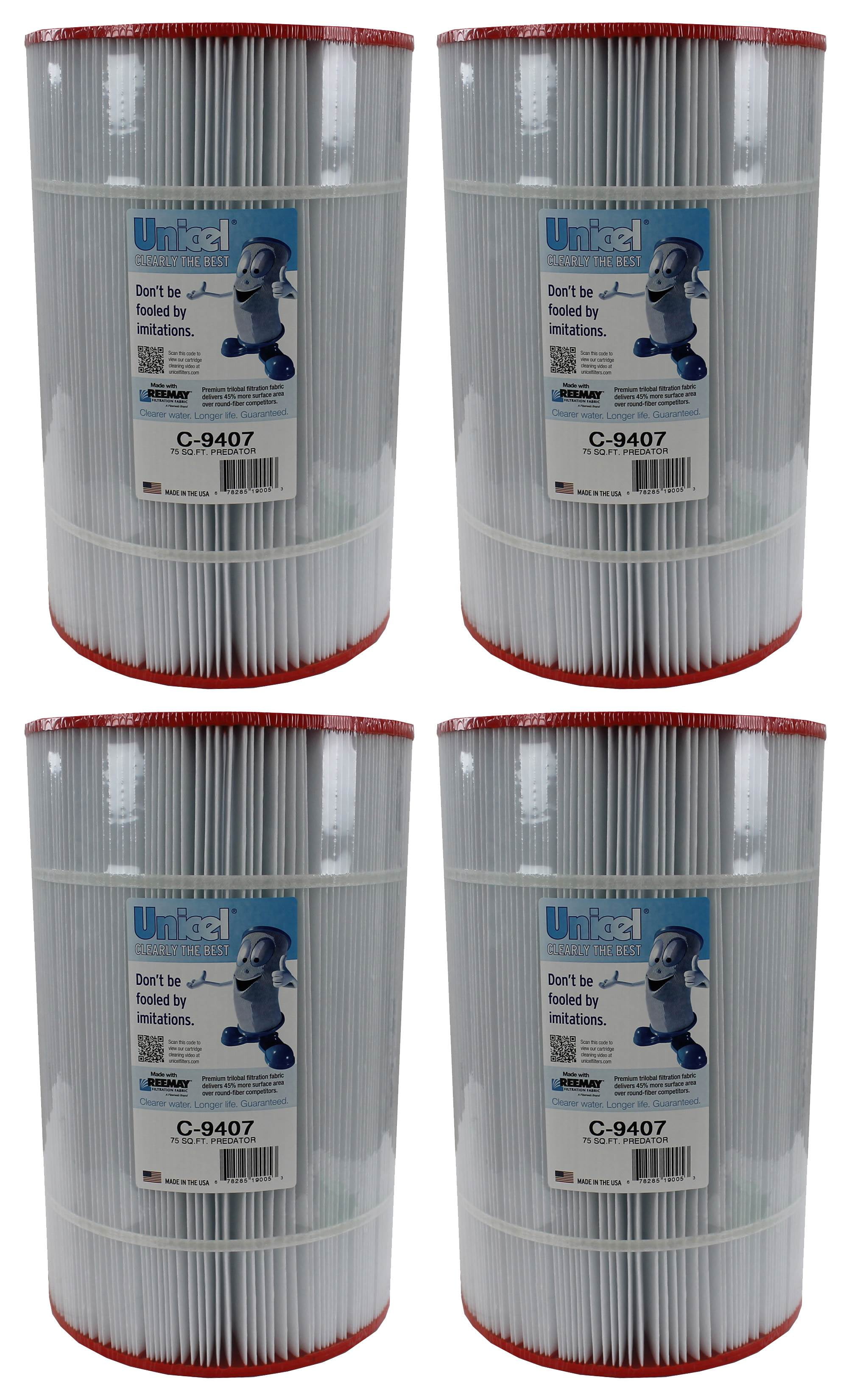 Unicel C-9407 Pentair Clear Predator Filter Cartridge R173214 (4 Pack ...