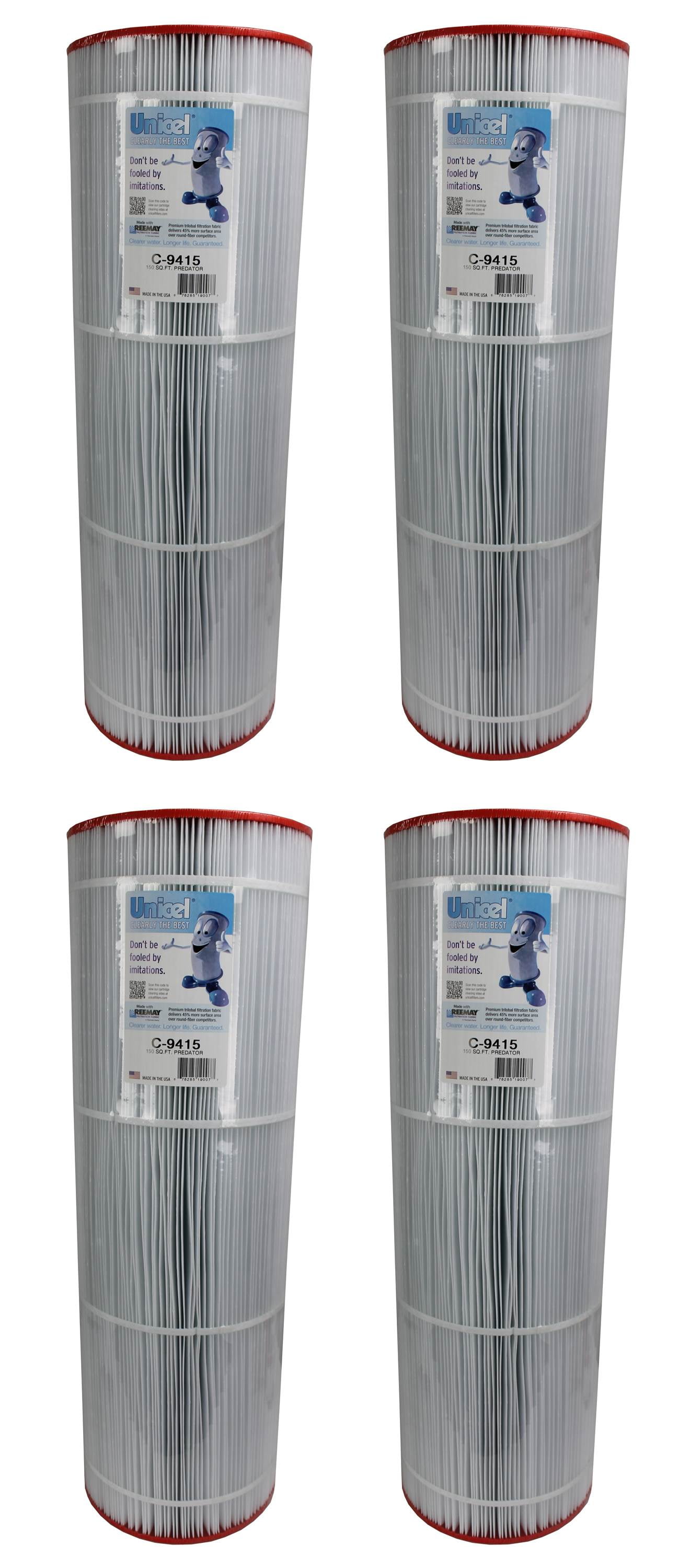 Unicel C-9415 Predator Clean & Clear 150 Filter Cartridges C9415 (4 ...