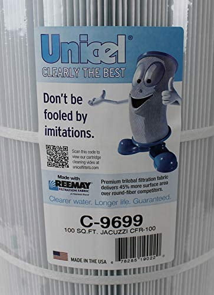 Unicel C-9699 100 Square Foot Media Replacement Pool Filter Cartridge ...