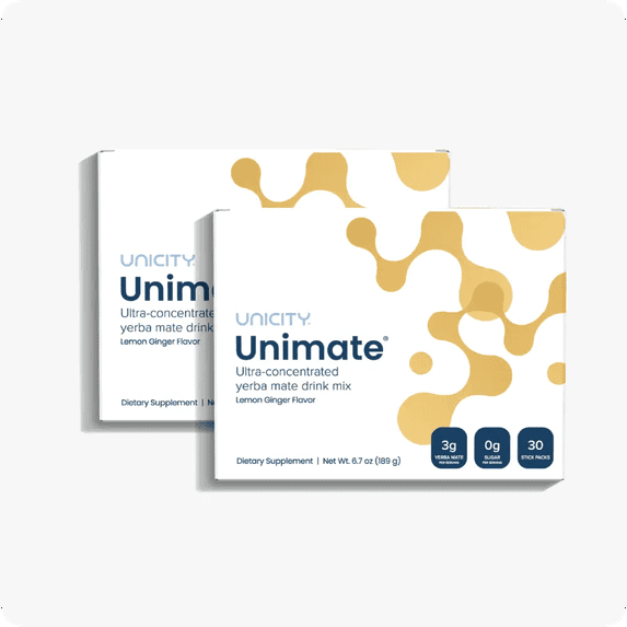 Unicity Booster Pack : 2 Boxes Of Lemon Ginger ( 60 Servings, 30 ...