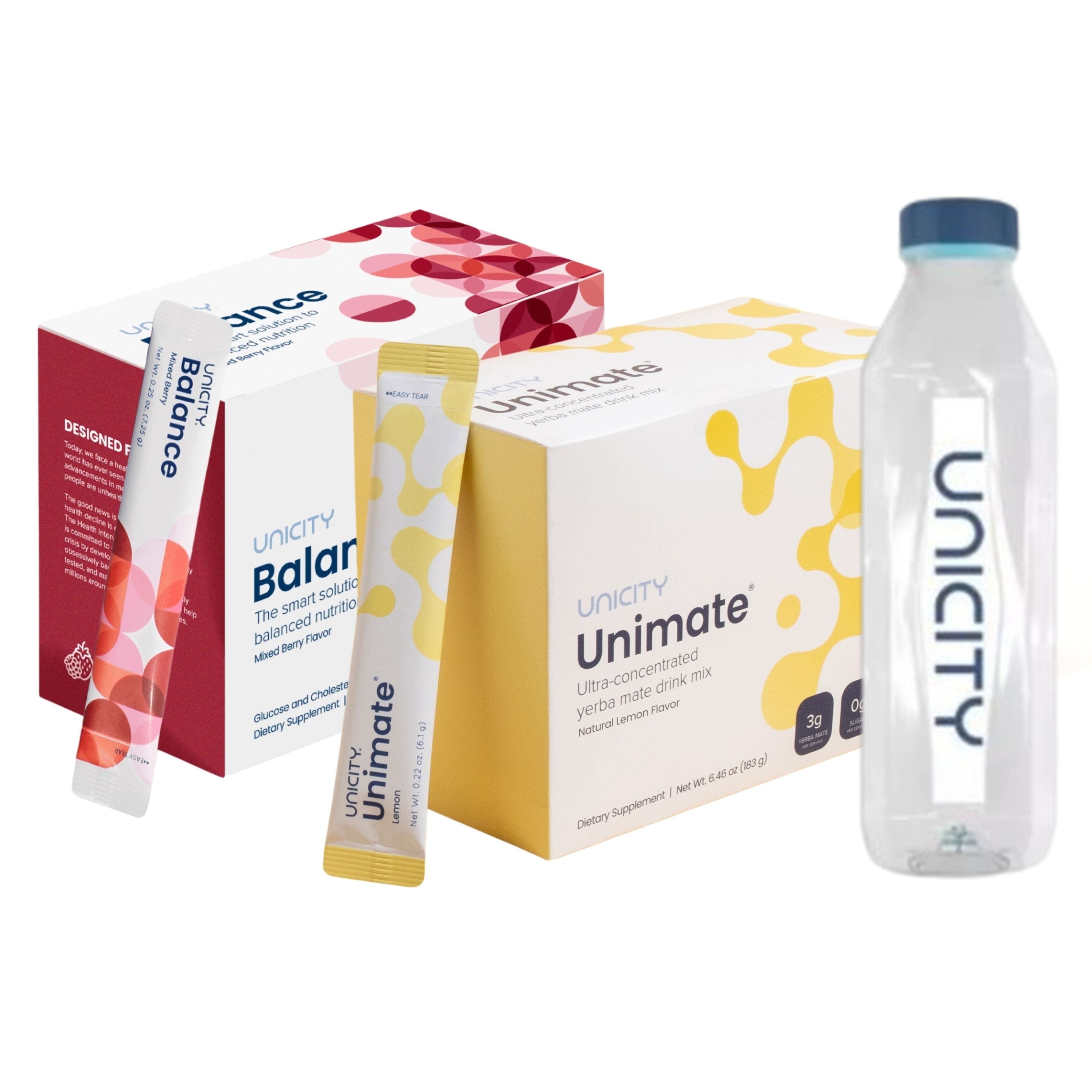 Unicity Duo Pack : 1 Berry Box (30 sachets) + 1 Lemon Box (30 sachets ...