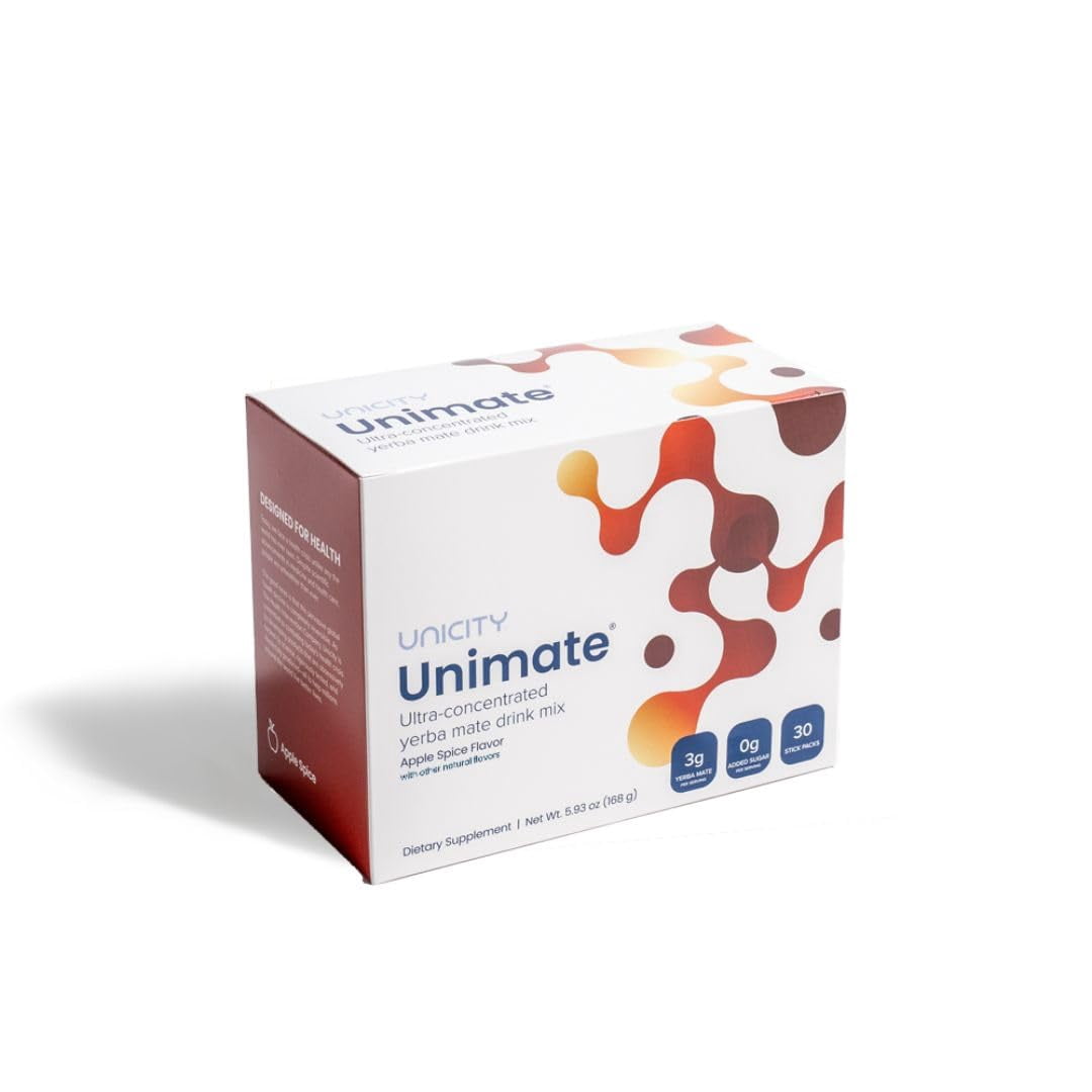 Unicity Feel Great : Unimate Apple Spice 1 Box (30 sachets) With ...