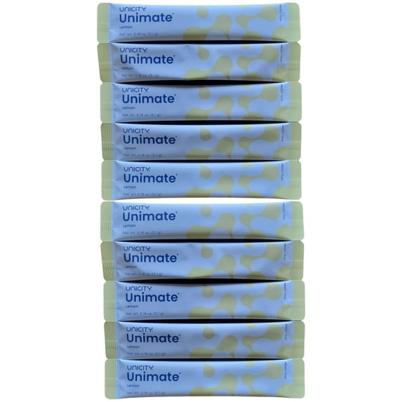 Unicity Unimate Pack : Natural Lemon Flavor (10 sachets) | Drink Mix ...