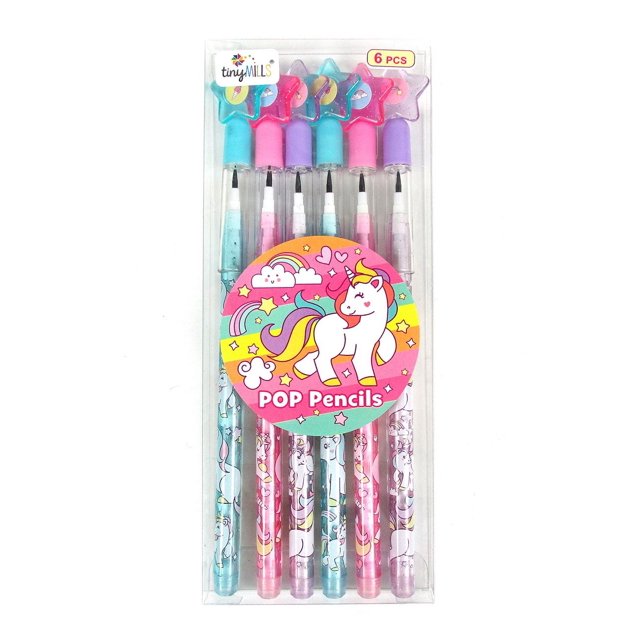 Unicon Stackable Point Pencils - Set of 6 - Walmart.com