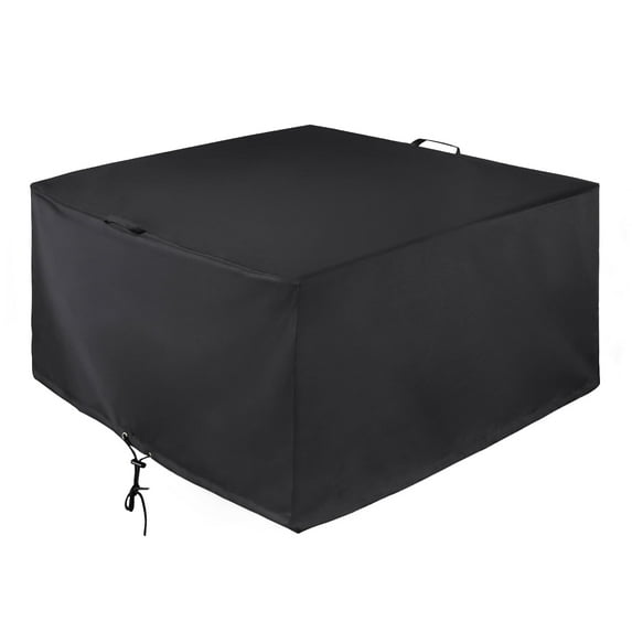Unicook Fire Pit Cover Square 38 Inch, Large Fire Table Cover ...