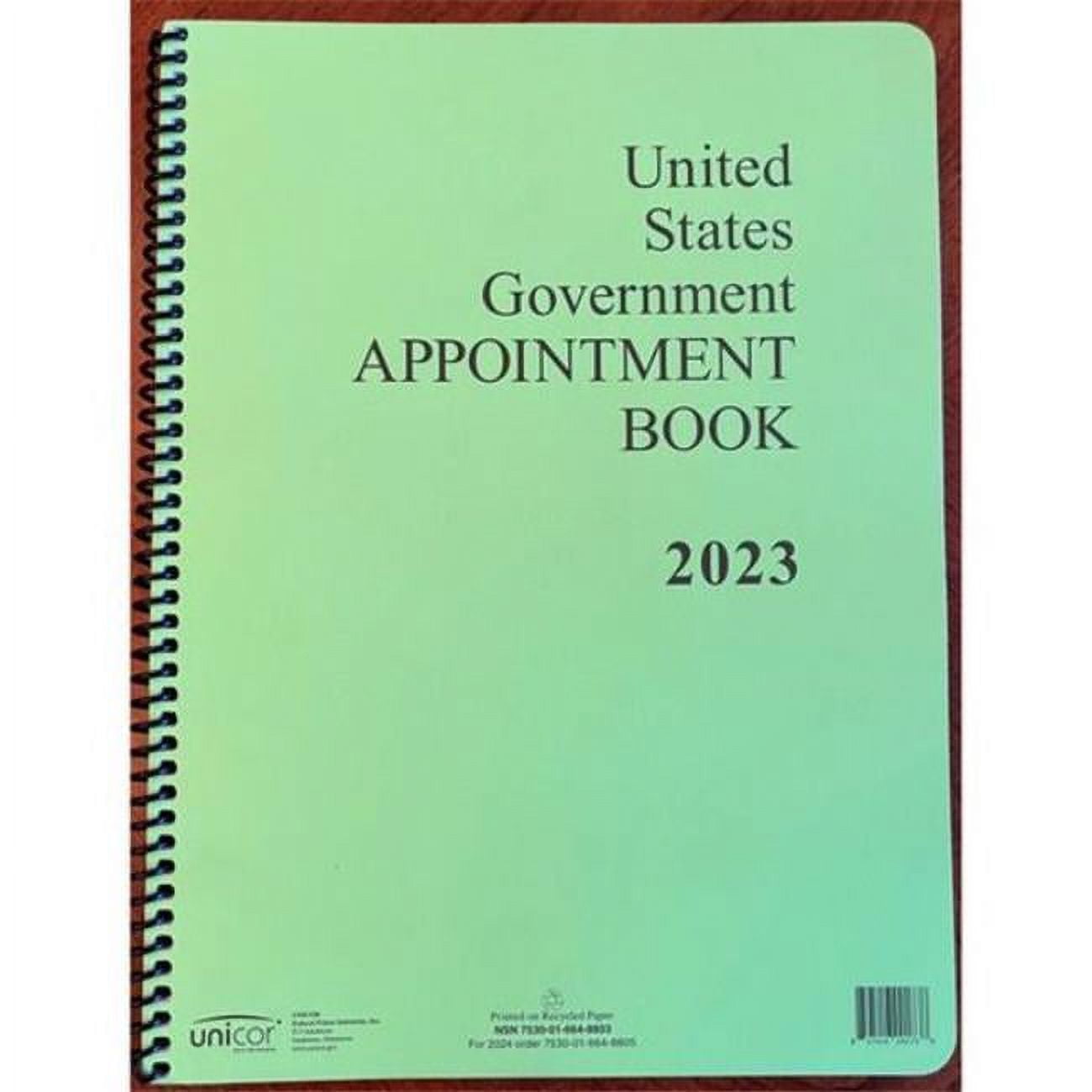 Unicor Office Supplies UCR6648803 11 x 9 in. Weekly Appointment ...