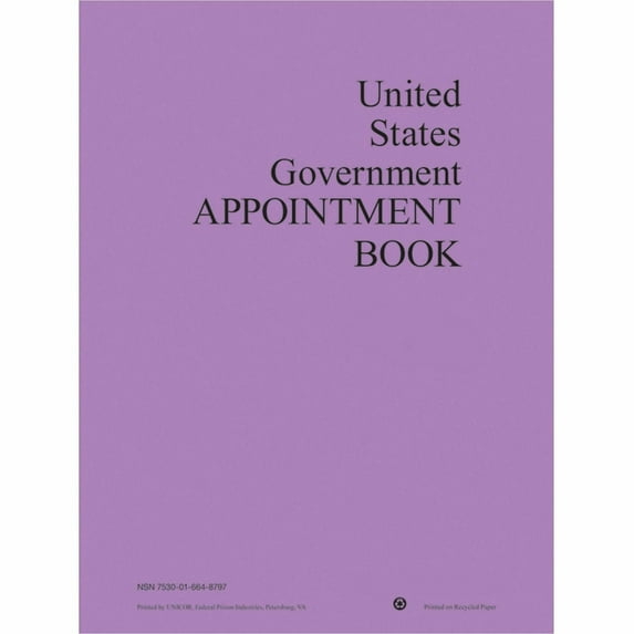 Unicor Weekly Appointment Book - Walmart.com