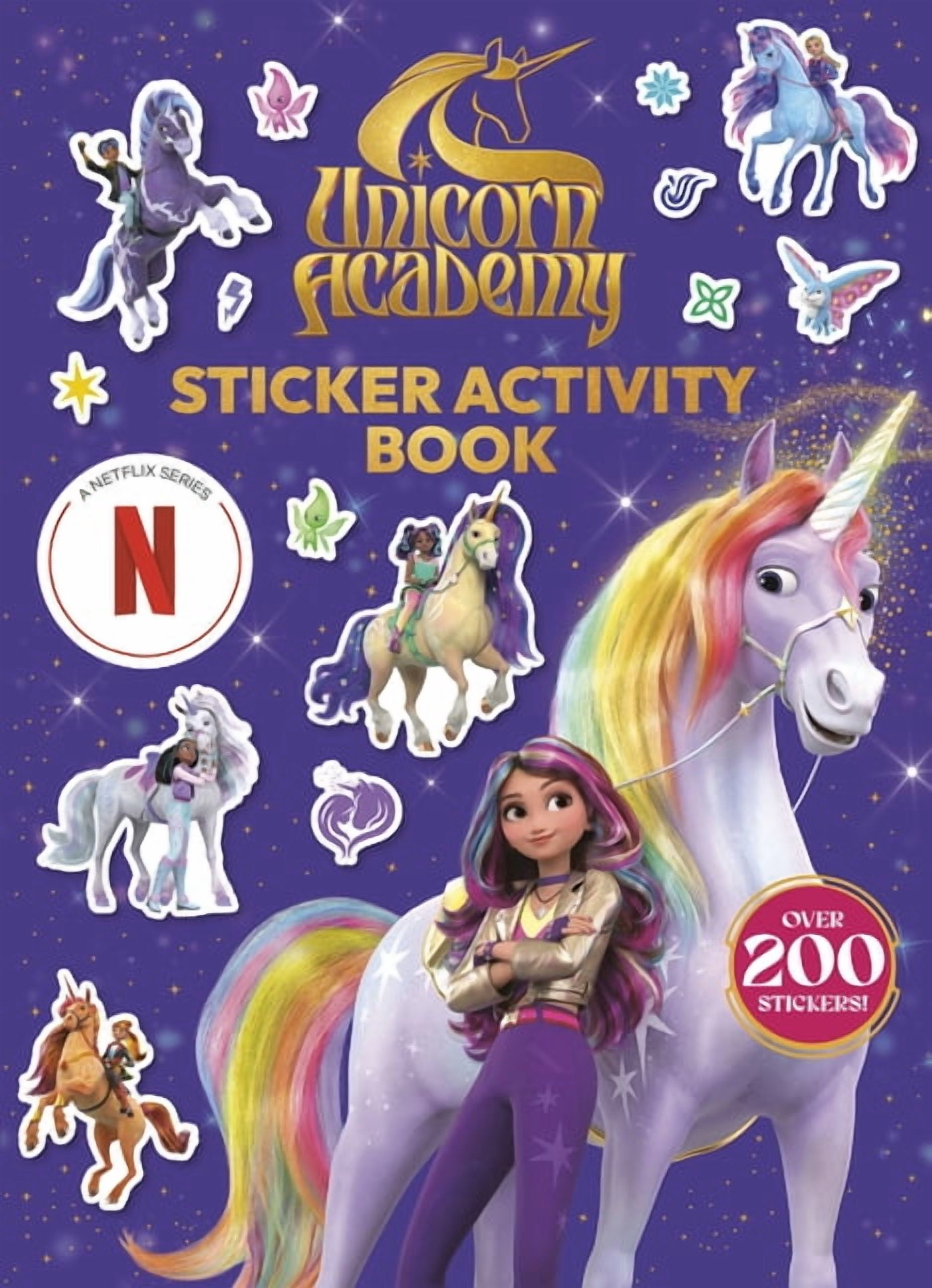 Unicorn Academy Unicorn Academy Sticker Activity Book, (Paperback ...