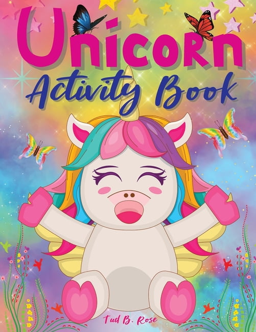 Unicorn Activity Book : Amazing Unicorn Workbook for Kids Ages 4-8/60 ...