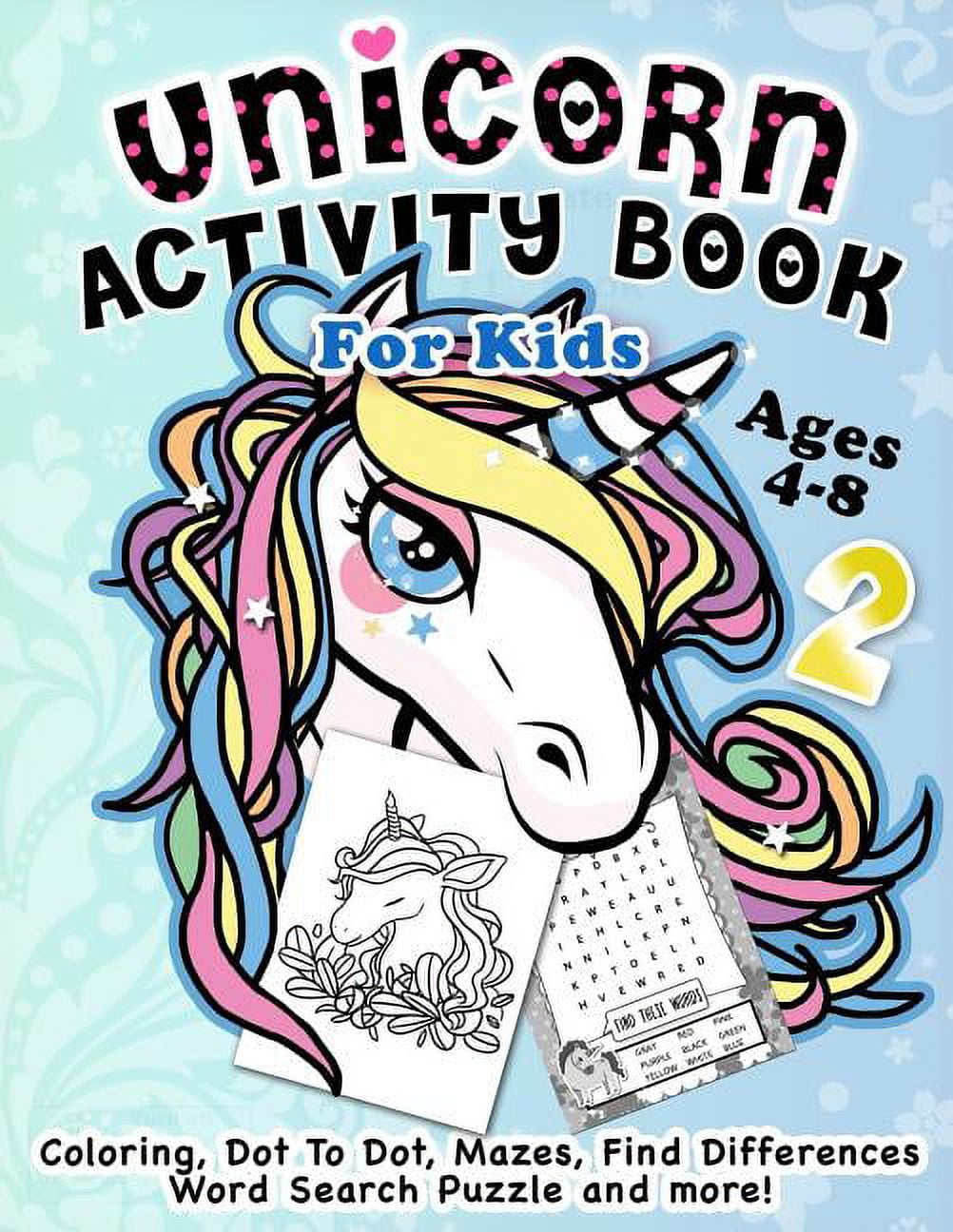Unicorn Activity Book for Kids Ages 4-8 Unicorn Activity Book for Kids ...