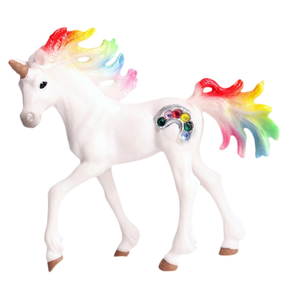 Unicorn Animal Model Solid Figure Horse Figurine Collection - Walmart.com