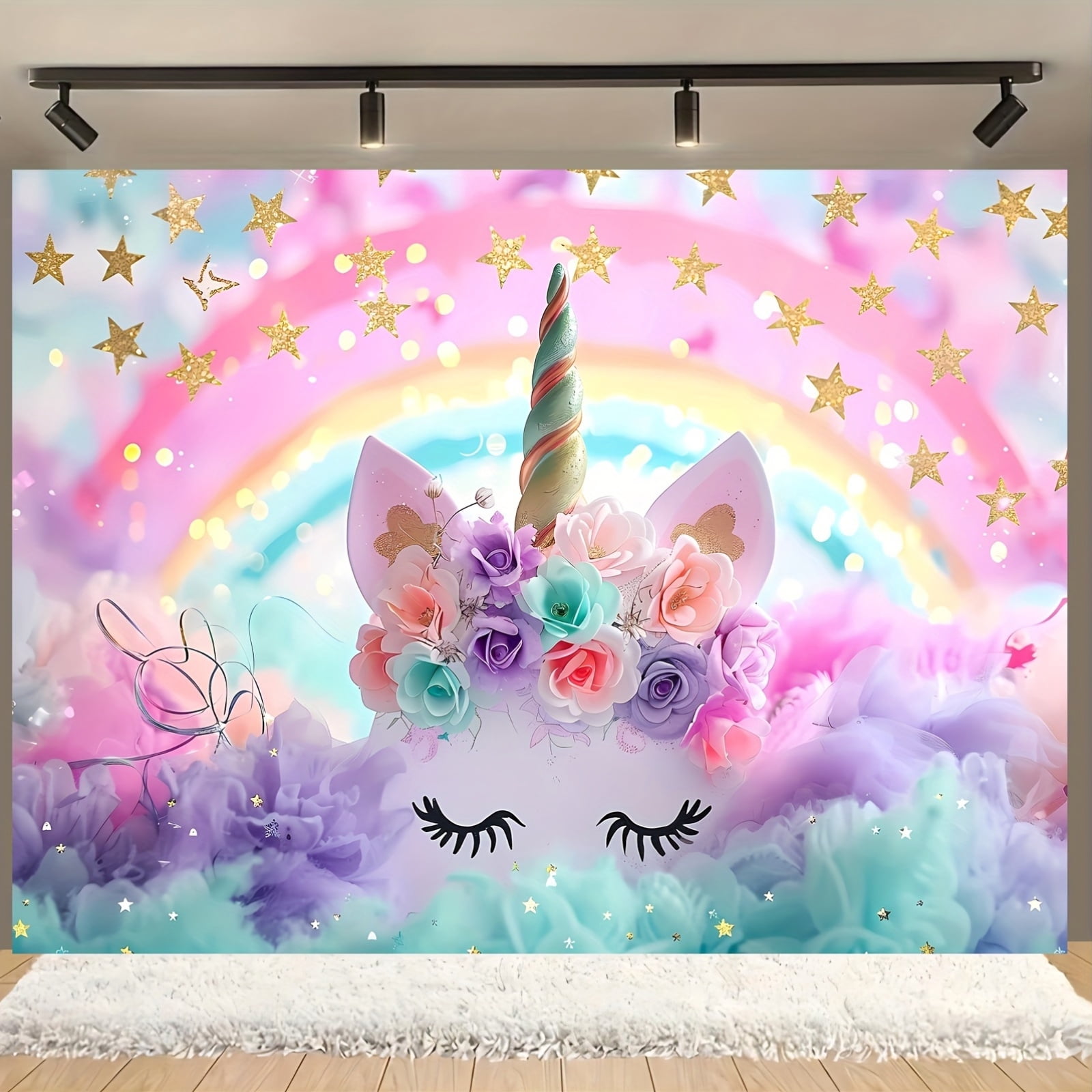 Unicorn Backdrop Magical Photo Backdrop: Perfect for Holiday Parties ...