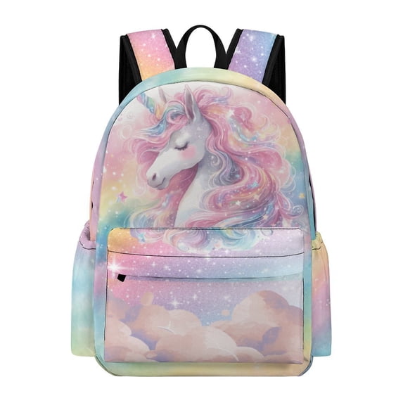 Unicorn Backpack for Men Women Teenager 17 Inch Cartoon School Bag for ...
