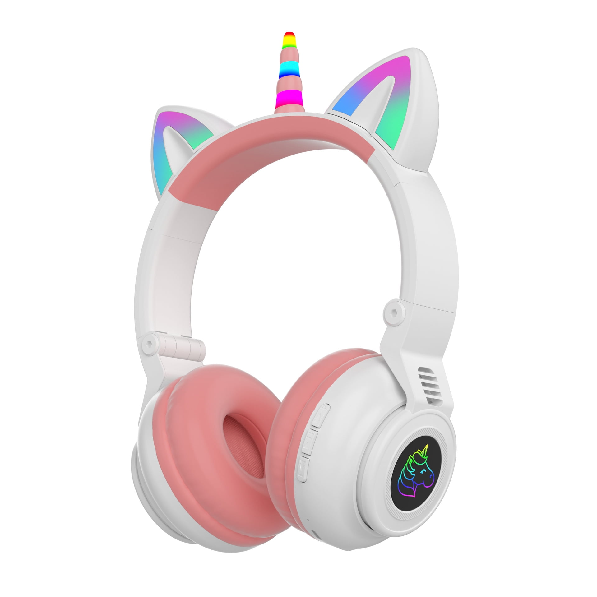 Unicorn Bluetooth headset headset music game Korean trend cute cat ears ...