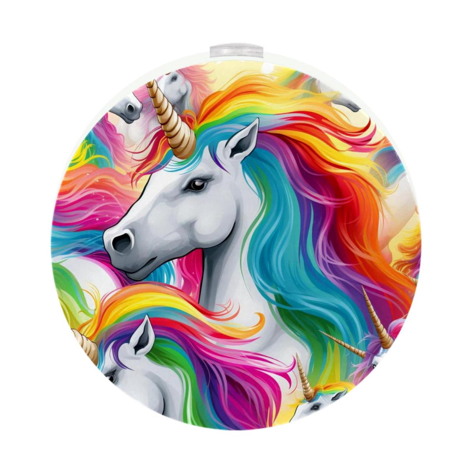 Unicorn Bright and Compact LED Round Night Light - Set of 2, Energy ...