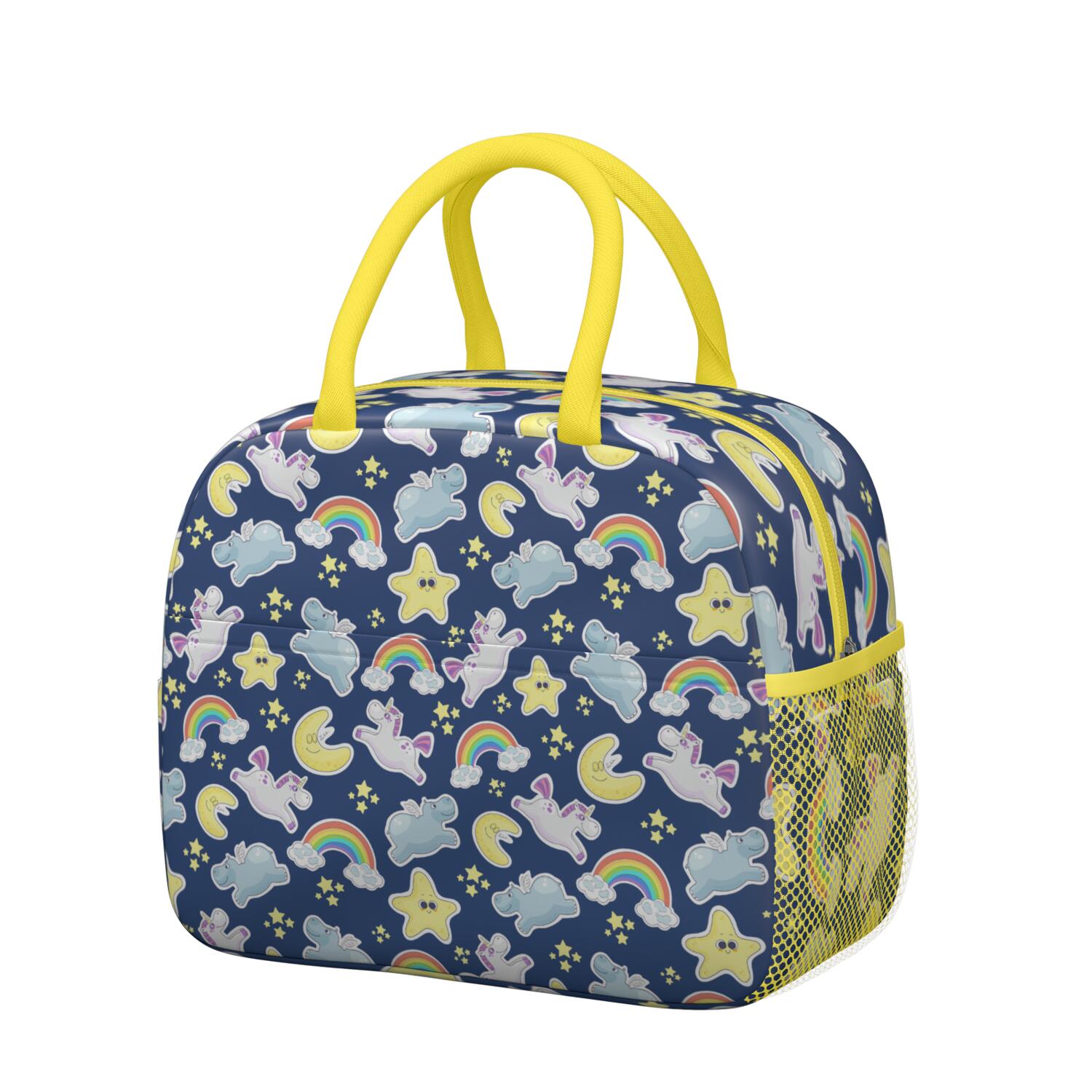 Unicorn & Butterfly Fantasy Lunch Bag - Mythical Forest Theme Thermal ...