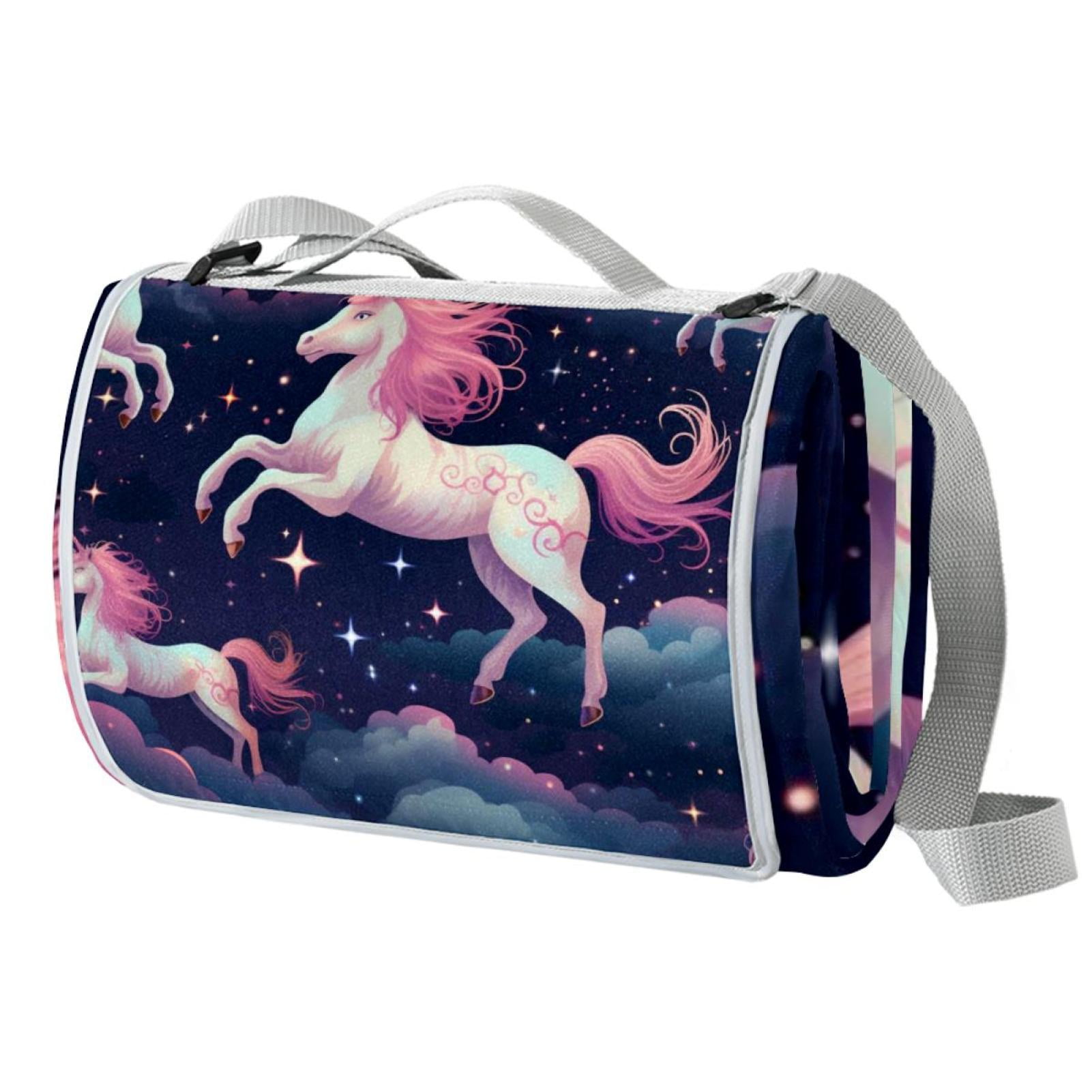 Unicorn Canvas Picnic Mat for Outdoor Activities - Waterproof and ...
