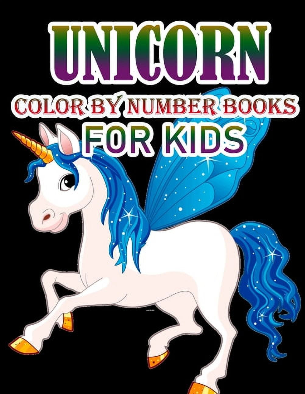 Unicorn Color By Number Books For Kids : Coloring Books For Girls and ...
